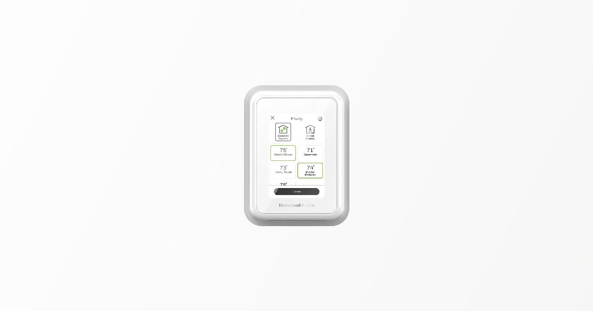 Honeywell T9 Smart Thermostat With Sensor Seam Integration