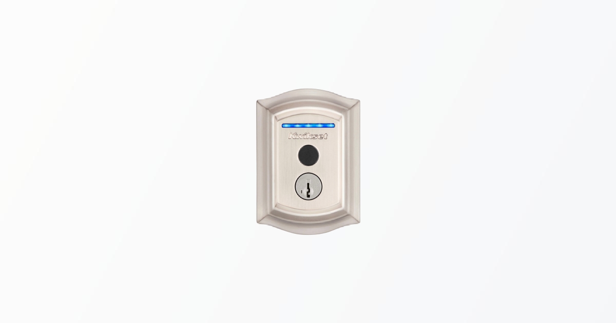 Kwikset Halo Touch Traditional Fingerprint Wi-Fi Enabled Smart Lock ...