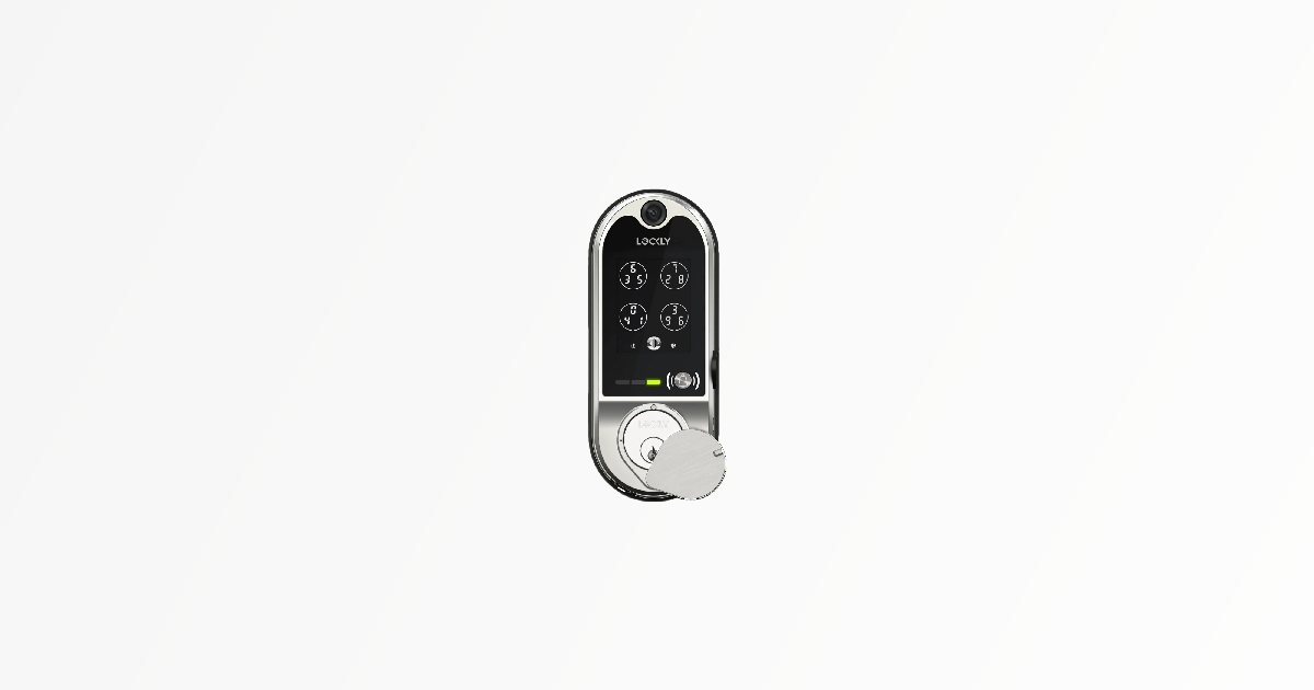 Lockly Vision Doorbell Camera Smart Lock Seam Integration